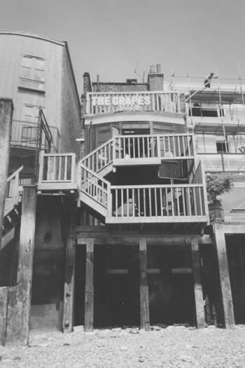 Bar Menu at The Grapes, Limehouse